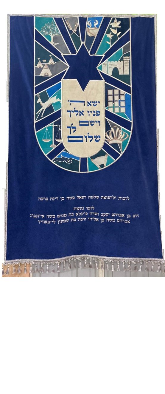 Parochet Stained glass whit Tribes of Israel – The Kippa